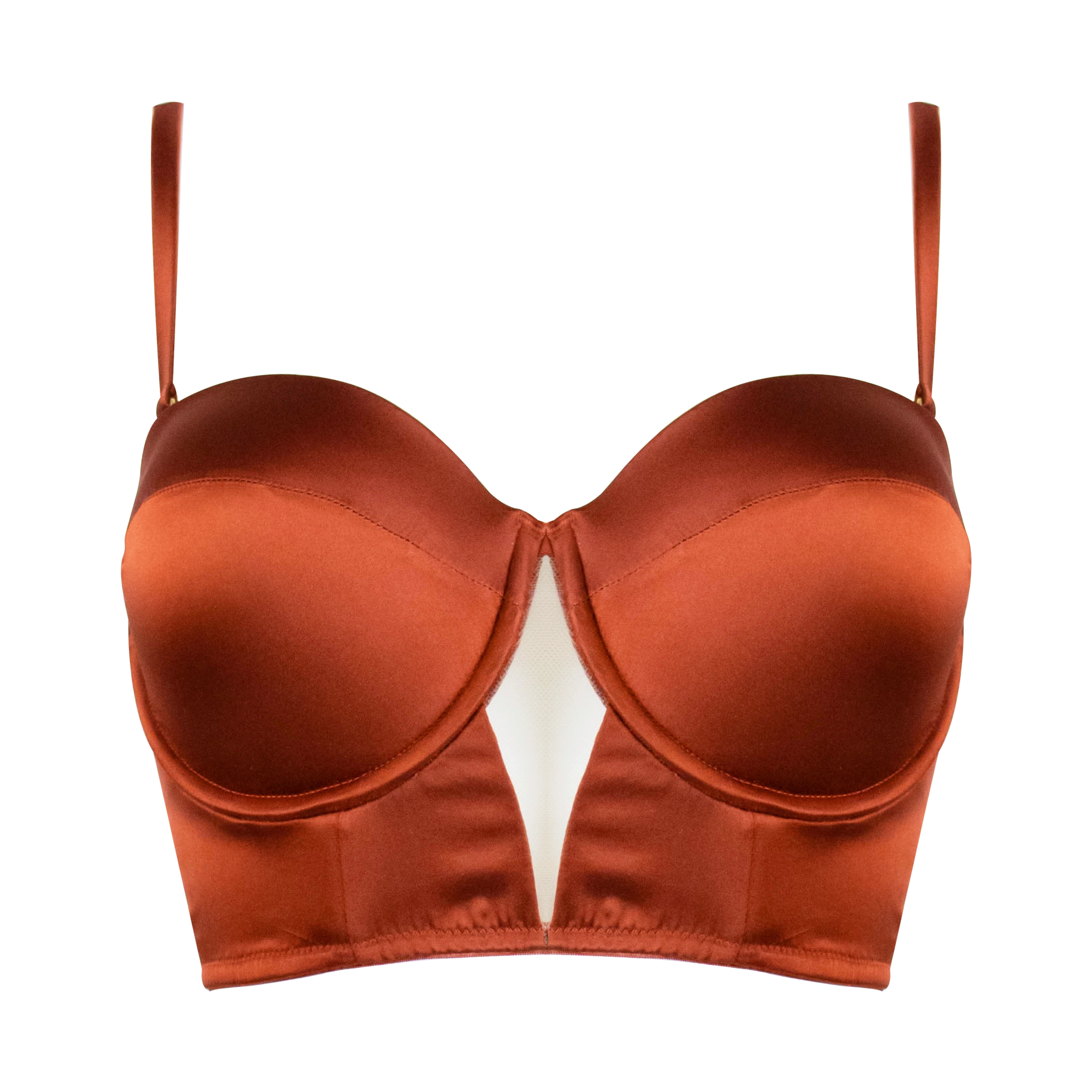 Petra Garnet Multiway Longline Bra - Studio Pia Luxury Ethical Bras