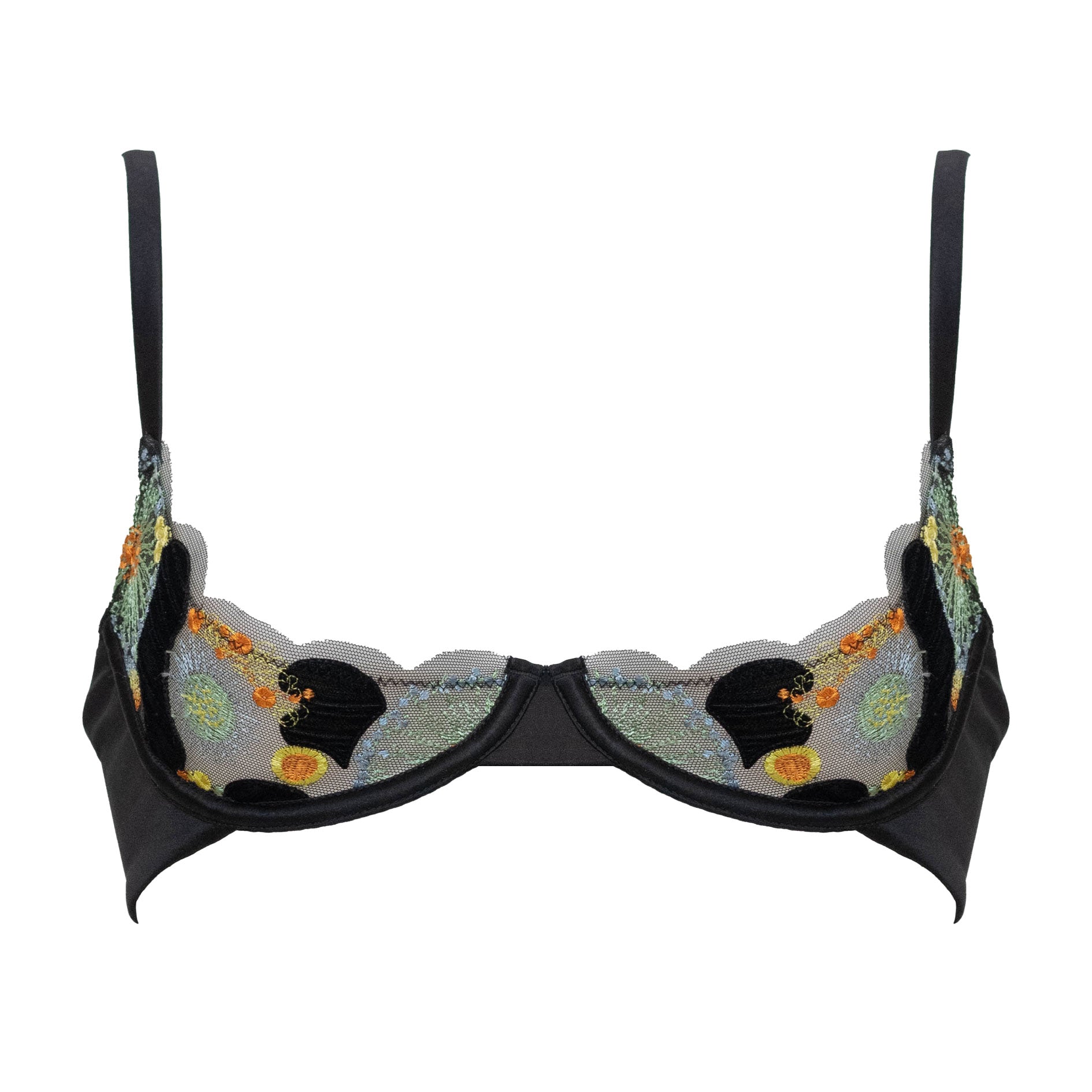 Zaida Quarter Cup Bra Studio Pia Luxury Ethical Bras
